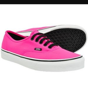 Vans | Shoes | Vans Hot Pink | Poshmark